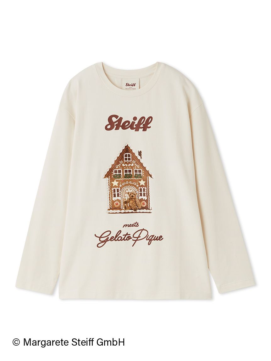 Steiff】ワンポイントロンT(カットソー・Tシャツ)｜ルームウェア